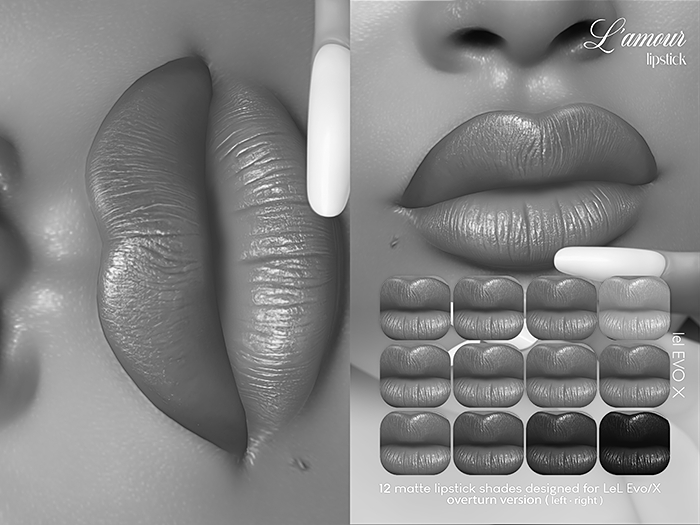 Second Life Marketplace Essence X Evo X Lamour Lipstick Demo